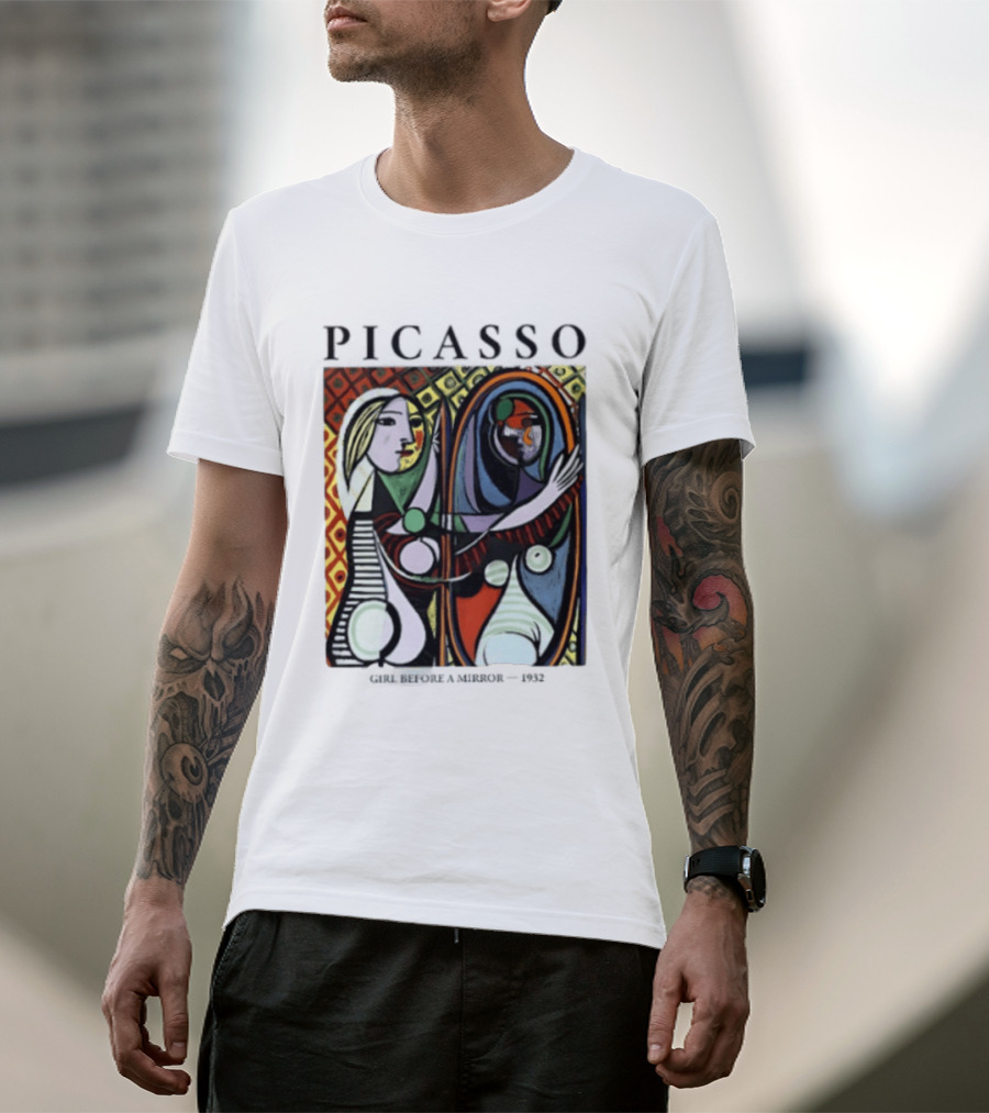 Pablo Picasso Girl Before A Mirror Painting T-Shirt