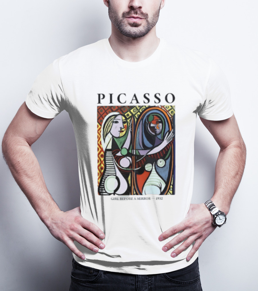 Pablo Picasso Girl Before A Mirror Painting T-Shirt