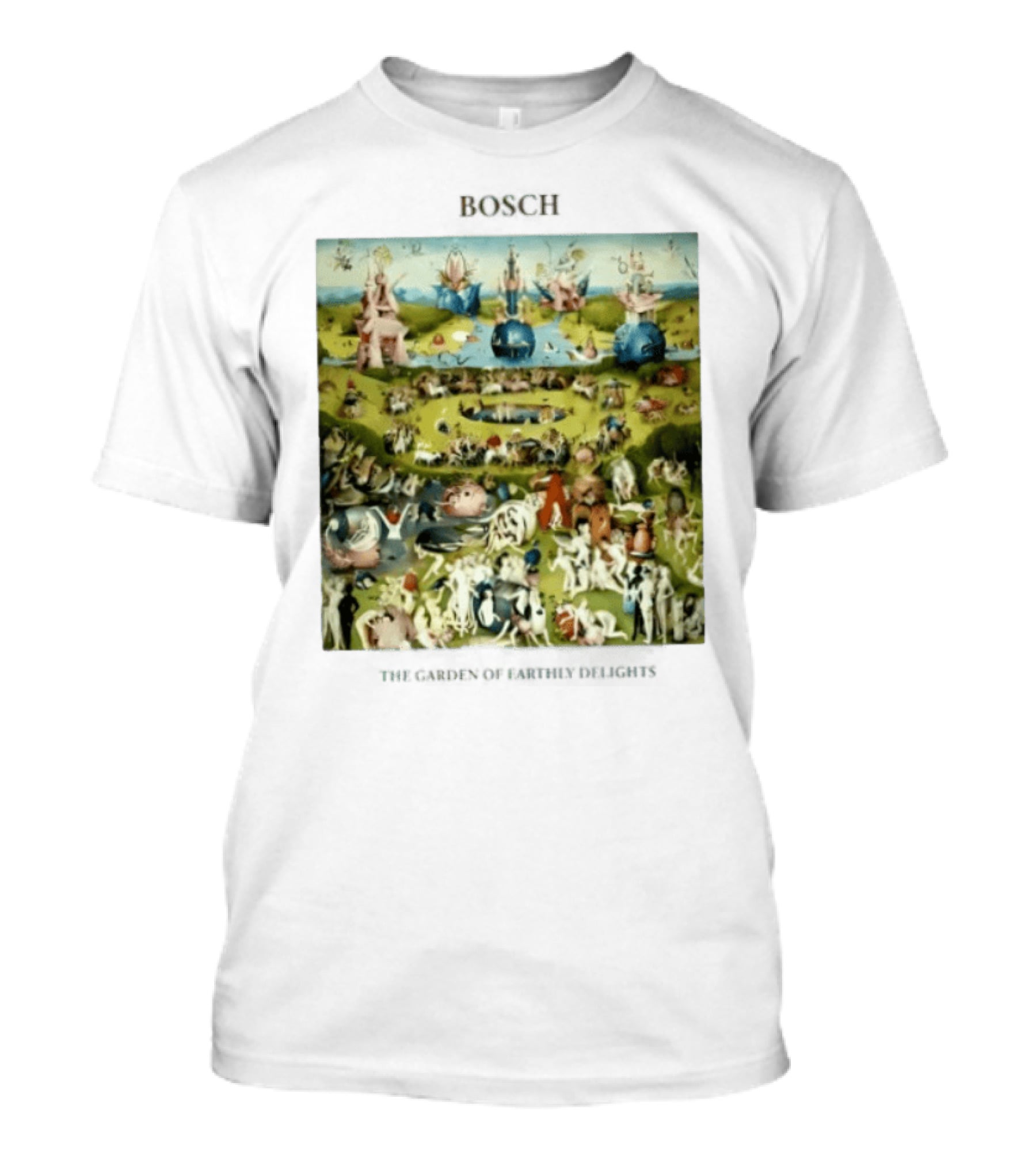 Bosch The Garden Of Earthly Delights Painting T-Shirt
