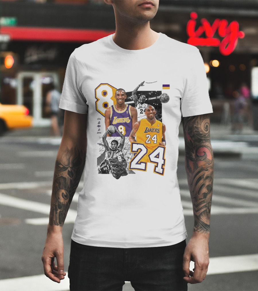 Kobe Bryant Los Angeles Lakers 8 24 Mamba Day T-Shirt