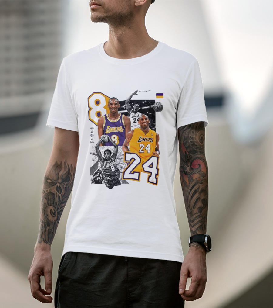 Kobe Bryant Los Angeles Lakers 8 24 Mamba Day T-Shirt