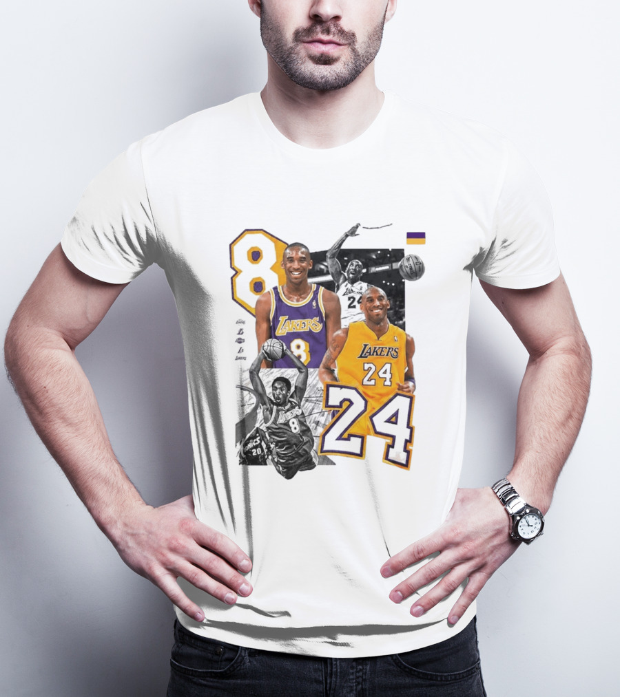 Kobe Bryant Los Angeles Lakers 8 24 Mamba Day T-Shirt