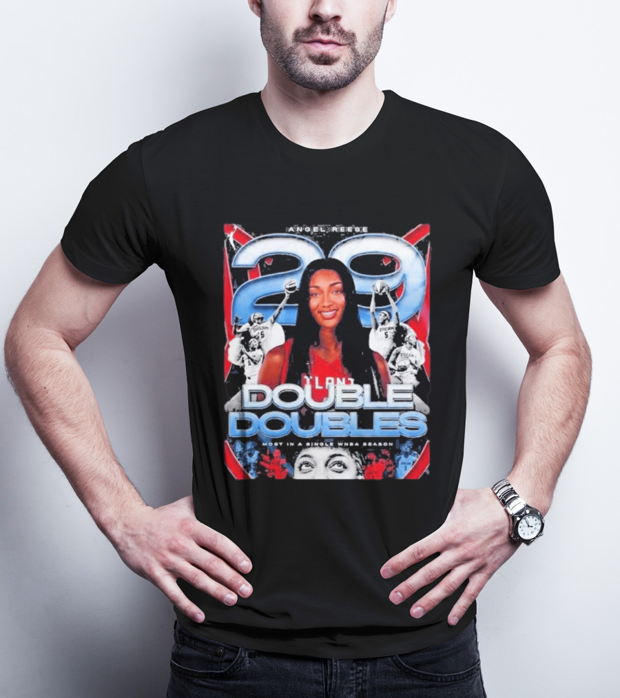 Angel Reese 29 Atlanta Dream Double Doubles Most In A Single WNBA Season T-Shirt