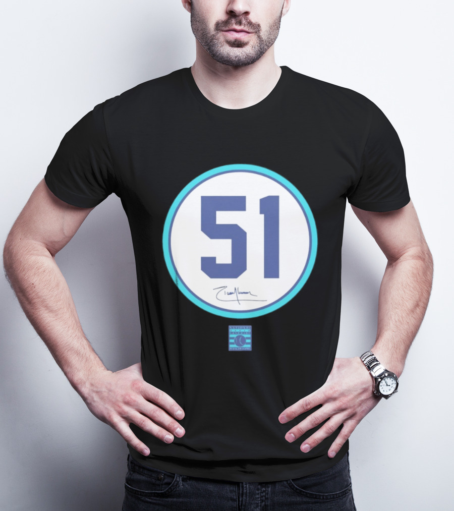 Randy Johnson Seattle Mariners 51 2015 National Baseball Hall Of Fame Induction T-Shirt