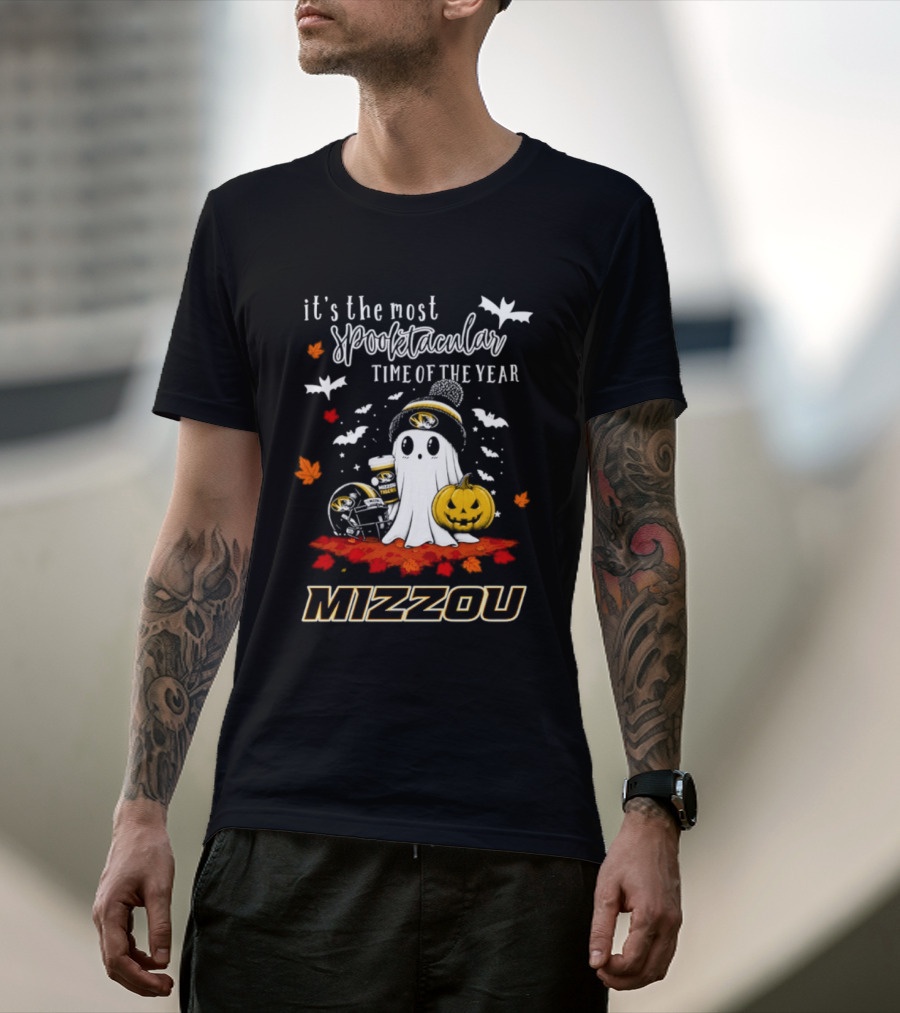 Mizzou Tigers Halloween Ghost 2026 It's The Most Spooktacular Time Of The Year T-Shirt