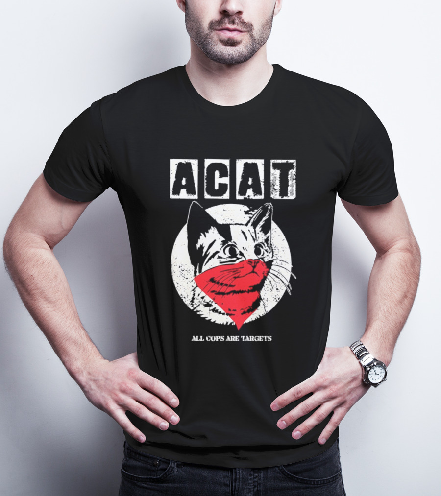 ACAT All Cops Are Targets Cat Bandana T-Shirt