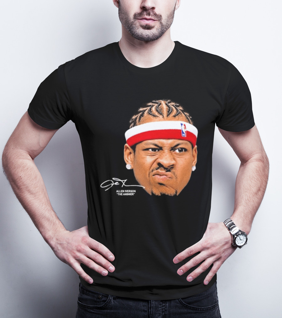 Allen Iverson The Answer NBA Headband T-Shirt