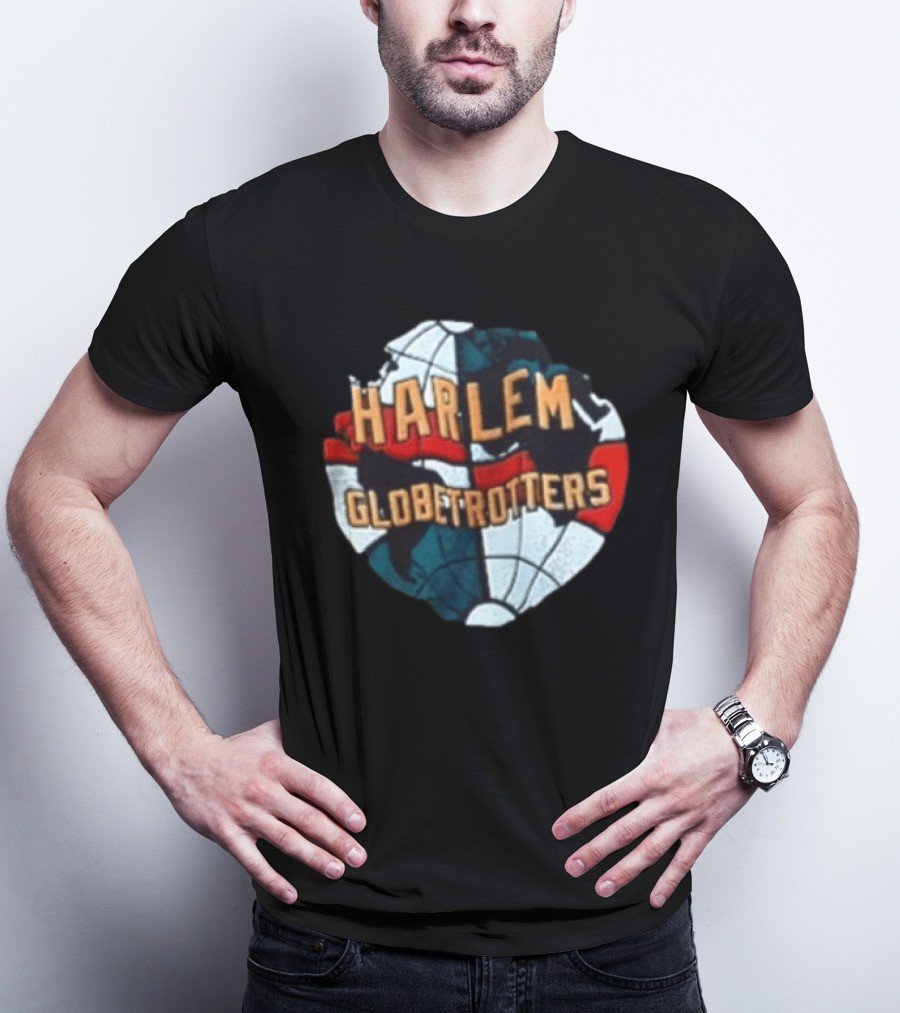 Harlem Globetrotters Basketball Globe T-Shirt