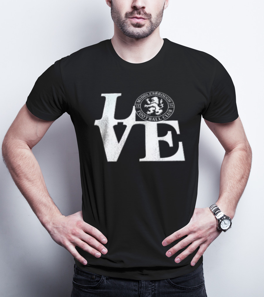 Middlesbrough Football Club Love Fan T-Shirt