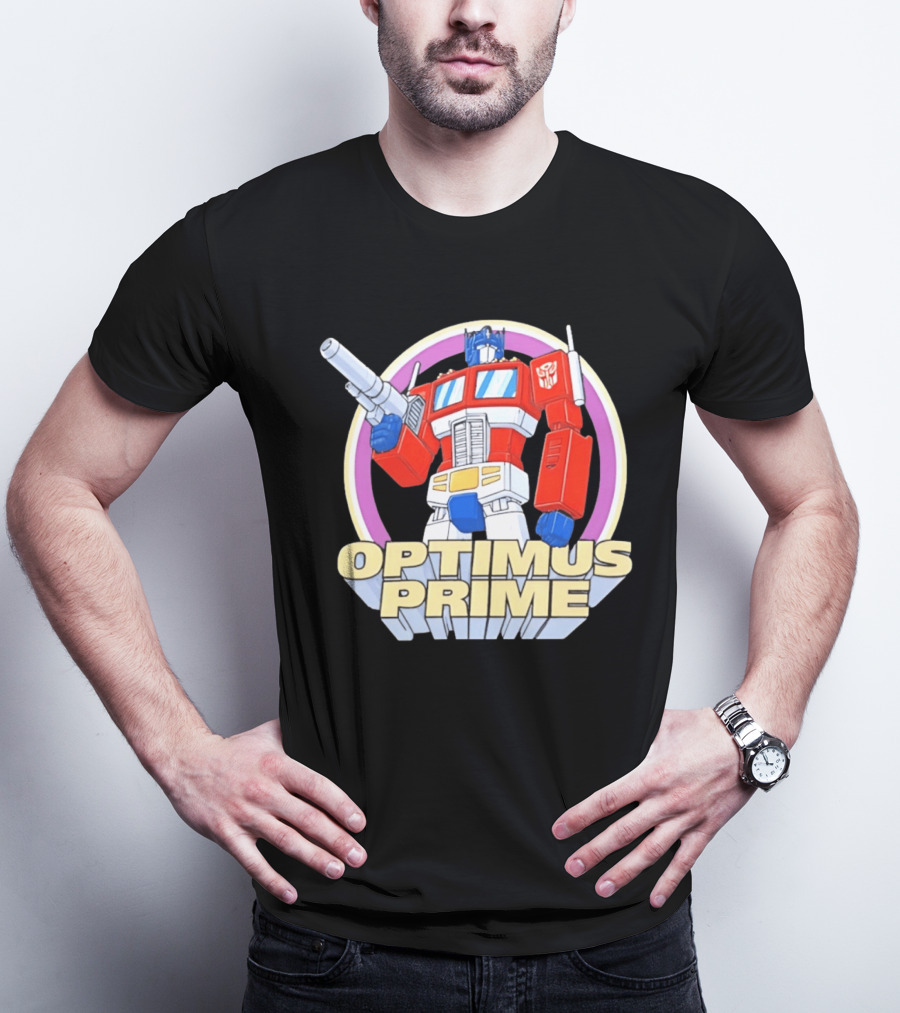 Optimus Prime Classic Animation Retro 80s T-Shirt