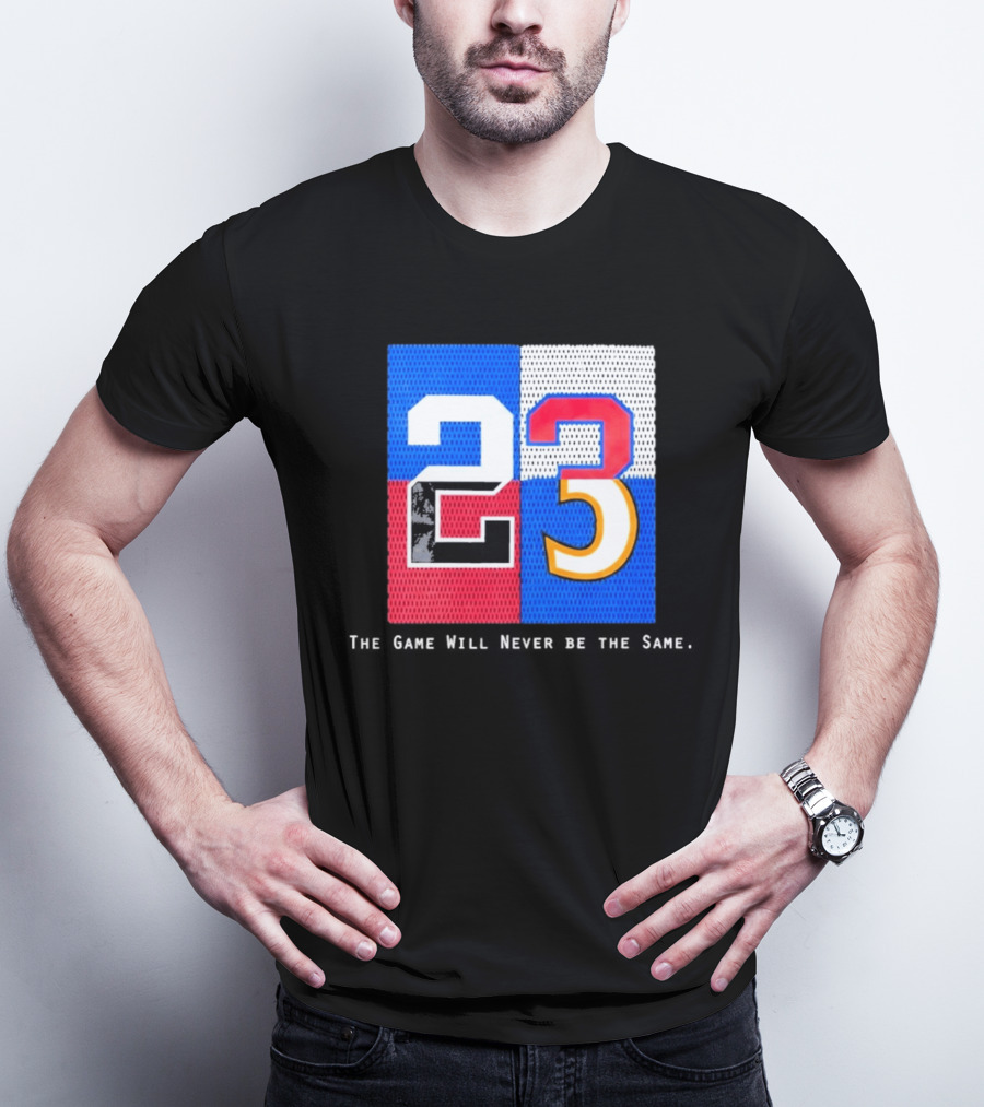 Shota Imanaga 23 The Game Will Never Be The Same Colorful Number Mashup T-Shirt