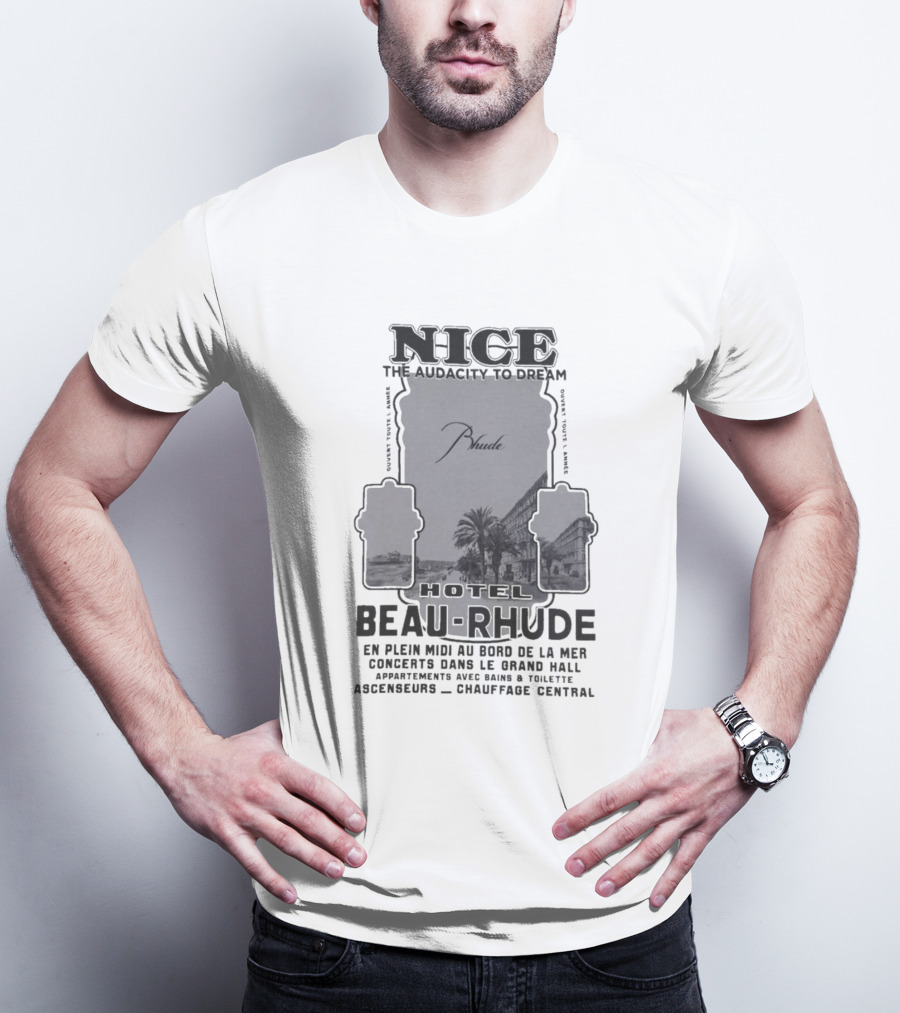 Hotel Beau RHUDE Nice The Audacity To Dream Concerts Dans Le Grand Hall T-Shirt