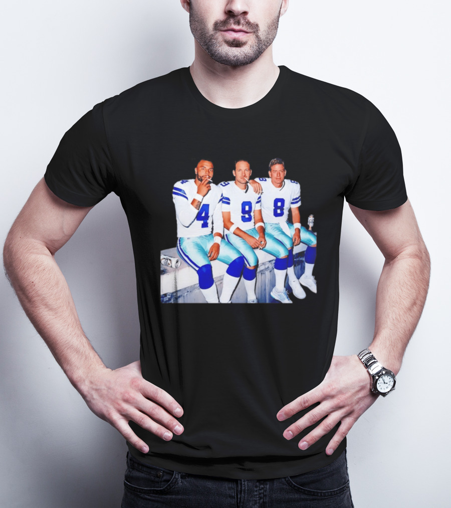 Klayton Adams Christian Parker Brandon Aubrey Dallas Cowboys Smoking Jerseys T-Shirt