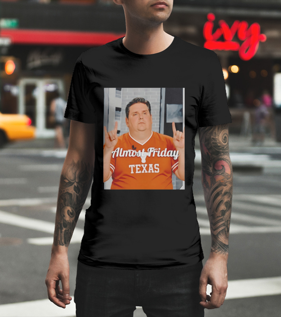 Almost Friday Texas Longhorn Hook 'EM T-Shirt