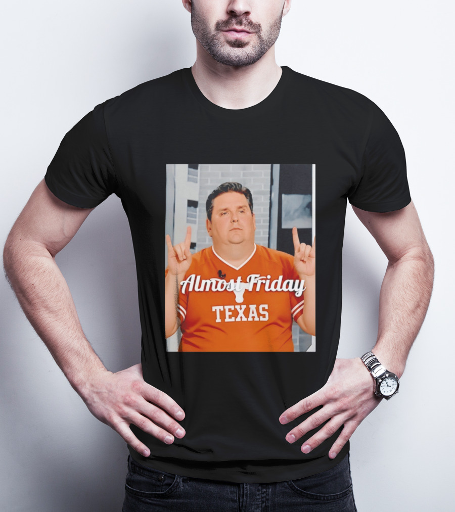 Almost Friday Texas Longhorn Hook 'EM T-Shirt