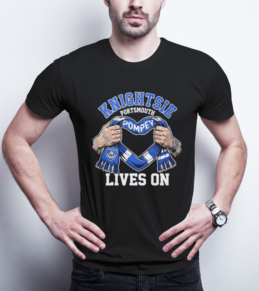 KNIGHTSIE Portsmouth PUFC Pompey Lives On T-Shirt