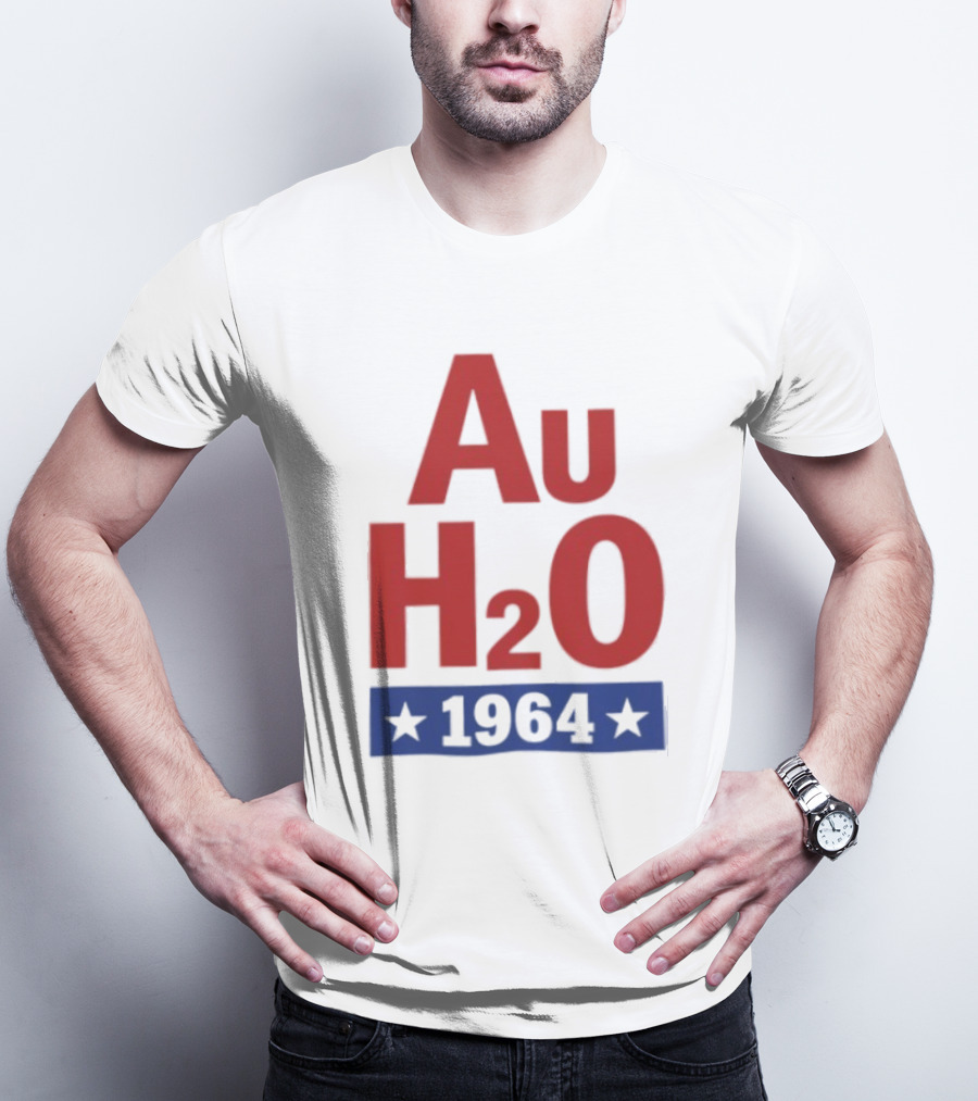Au H2O 1964 Barry Goldwater Chemistry Political Campaign T-Shirt