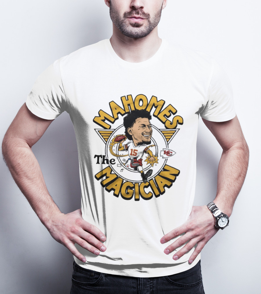 Mahomes Magician Kansas City Chiefs Caricature 15 T-Shirt