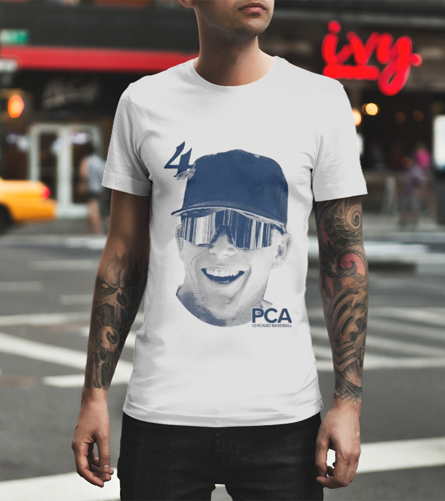 PCA 4 Pete Crow Armstrong Chicago Cubs Baseball T-Shirt