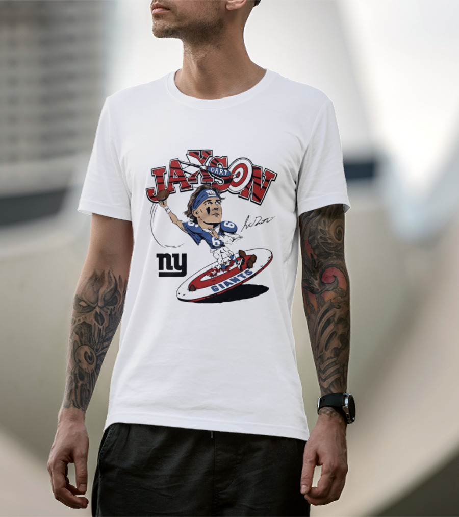 Jaxson New York Giants Football Caricature Ny Giants T-Shirt