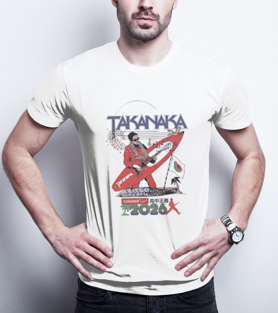 Takanaka Summer Tour 2026 Masayoshi Takanaka Guitar T-Shirt
