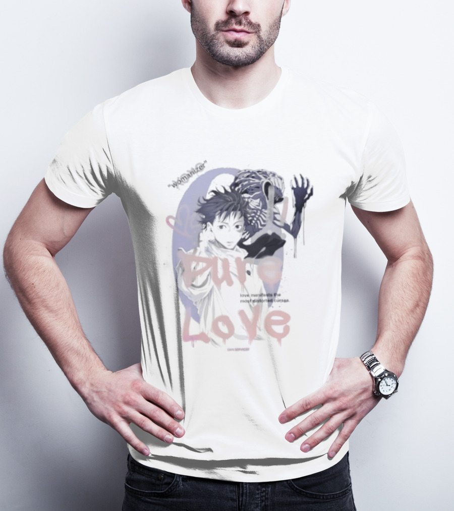 Yuta Okkotsu Pure Love Manifests Distorted Curses Womanizer Service T-Shirt