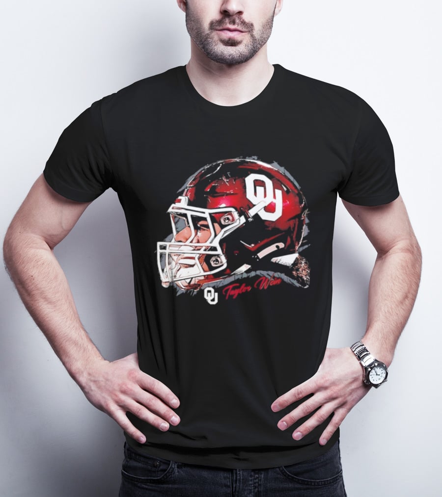 Oklahoma Sooners Football OU Helmet Taylor Wein T-Shirt