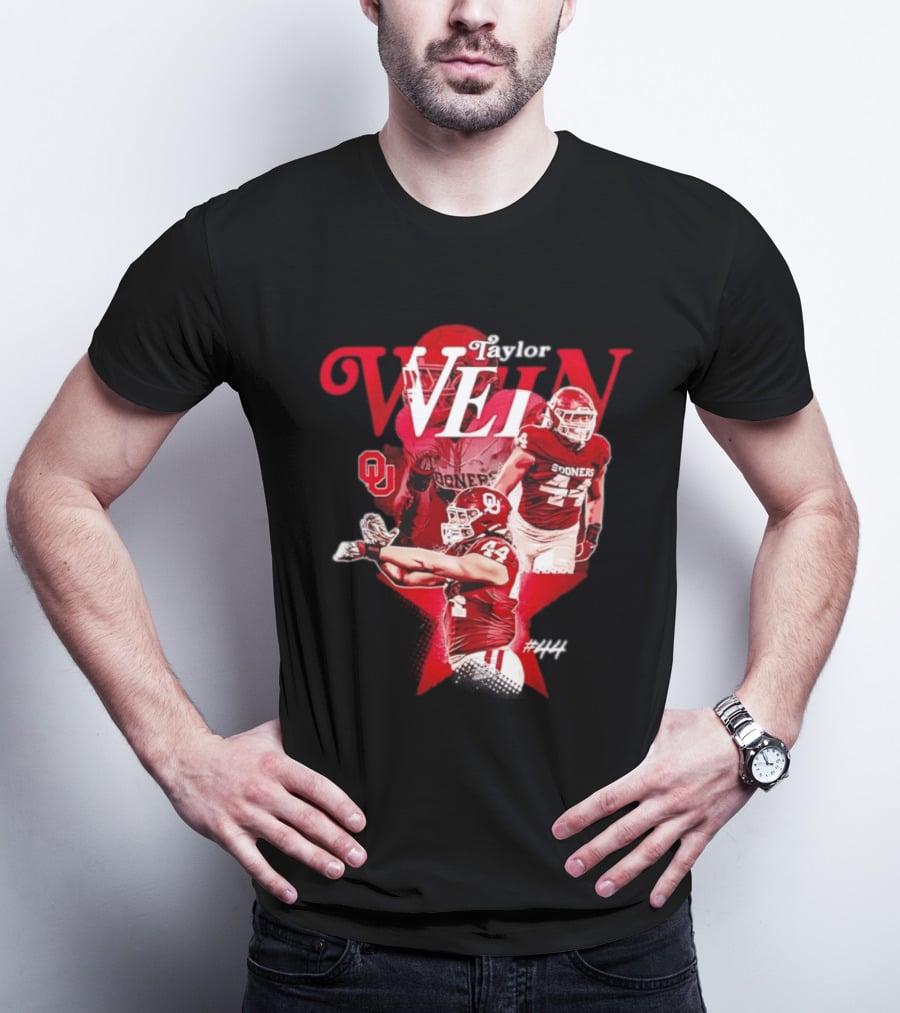 Taylor Wein Oklahoma Sooners Sooners Football OU 44 T-Shirt