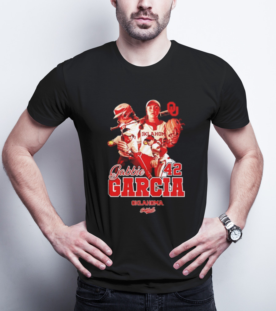 Gabbie Garcia Oklahoma Sooners Softball 42 Player Collage T-Shirt