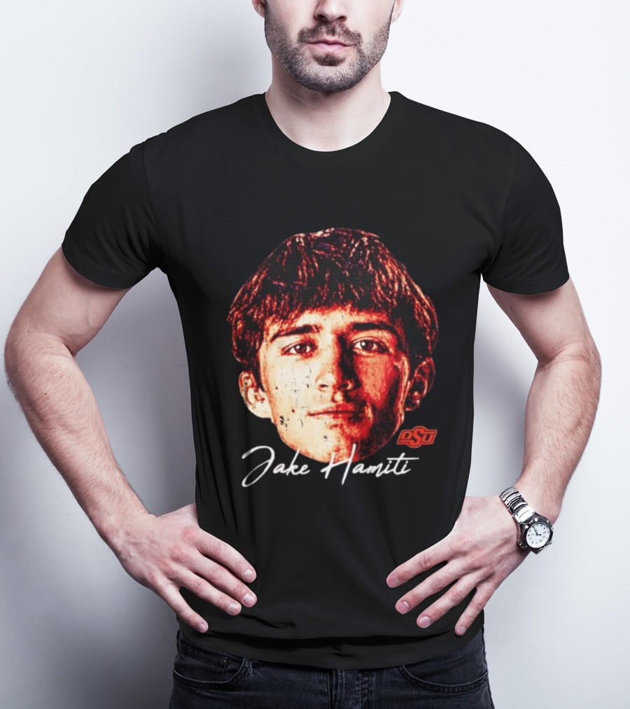 Jake Hamiti Oklahoma State Wrestling OSU Swag T-Shirt