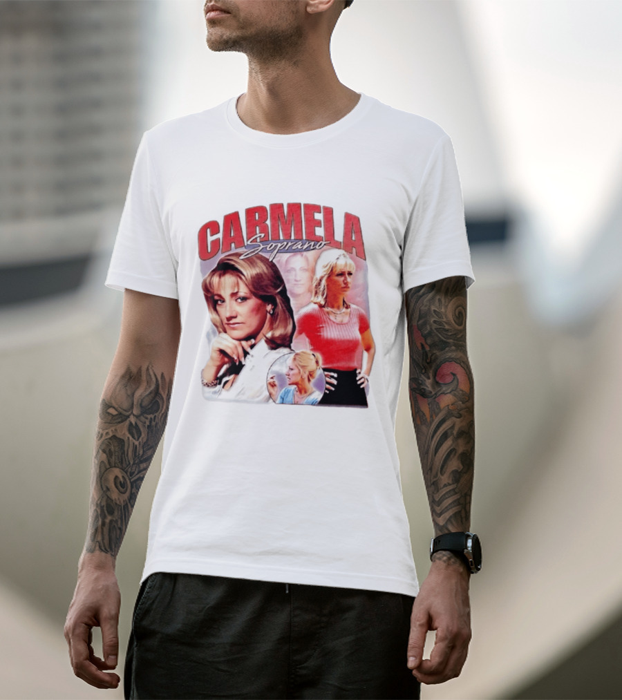 Carmela Soprano Character Collage T-Shirt
