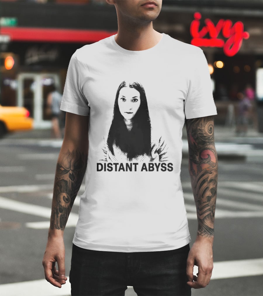 Distant Abyss Gothic Dark Aesthetic Minimalist T-Shirt