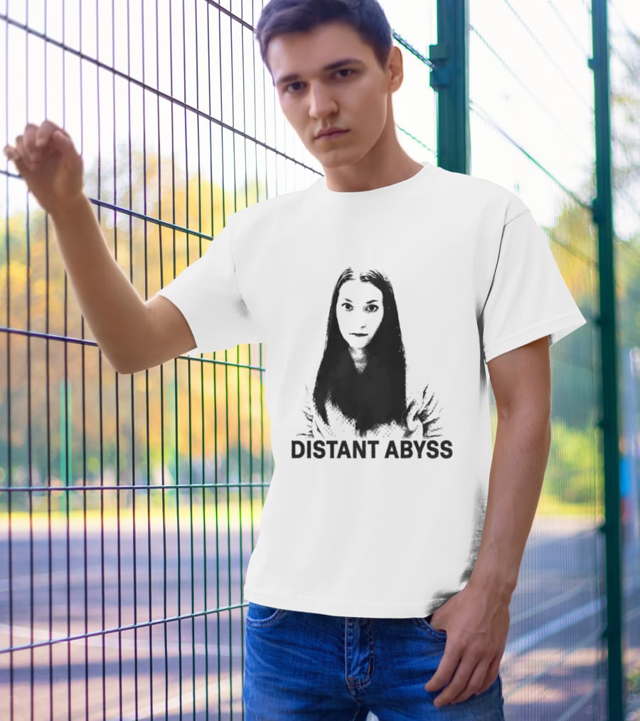 Distant Abyss Gothic Dark Aesthetic Minimalist T-Shirt