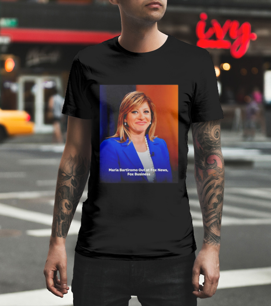 Maria Bartiromo Departure Fox Business News Media T-Shirt