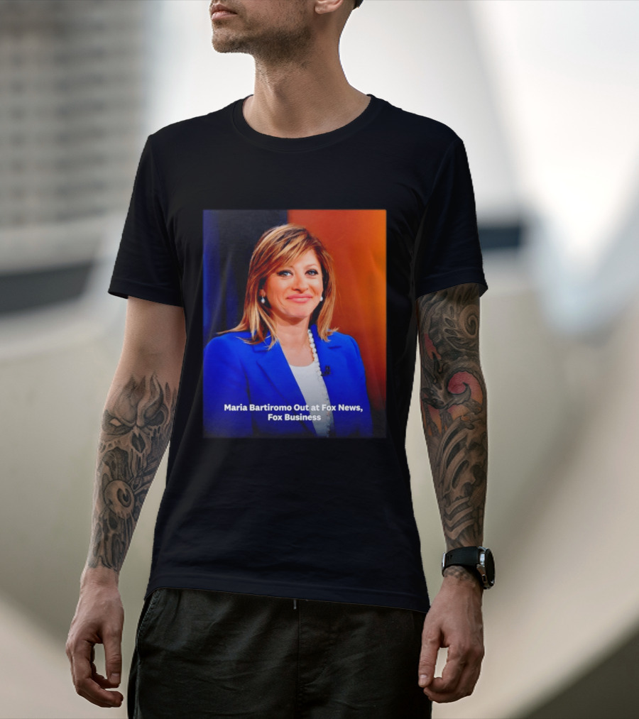 Maria Bartiromo Departure Fox Business News Media T-Shirt