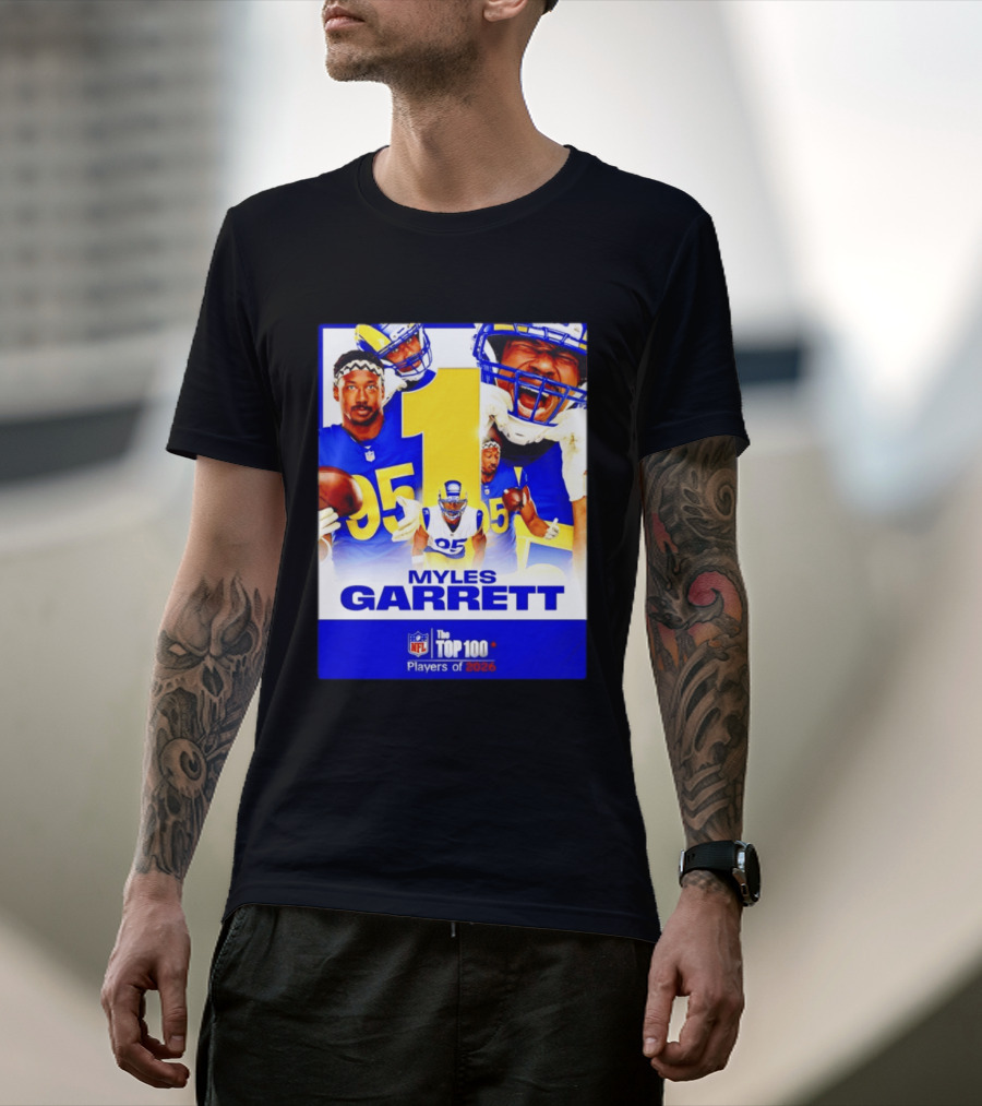 Myles Garrett Rams NFL Top 100 Players 2026 T-Shirt