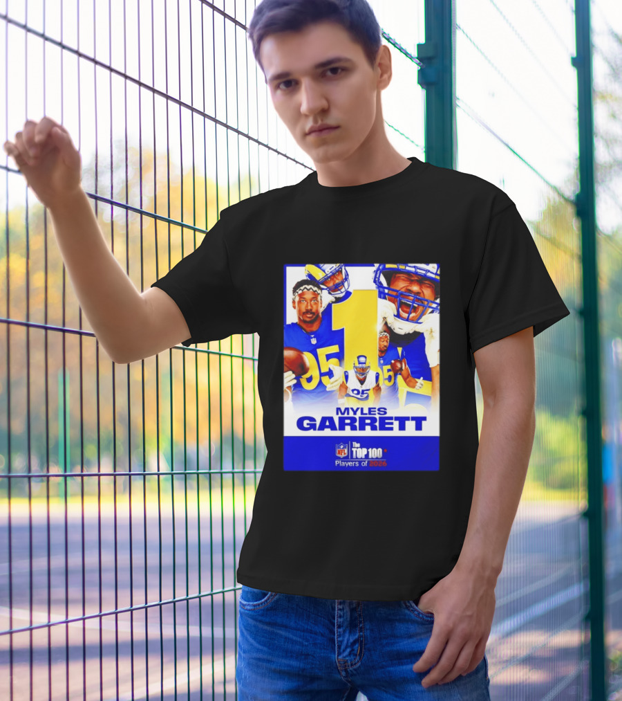 Myles Garrett Rams NFL Top 100 Players 2026 T-Shirt