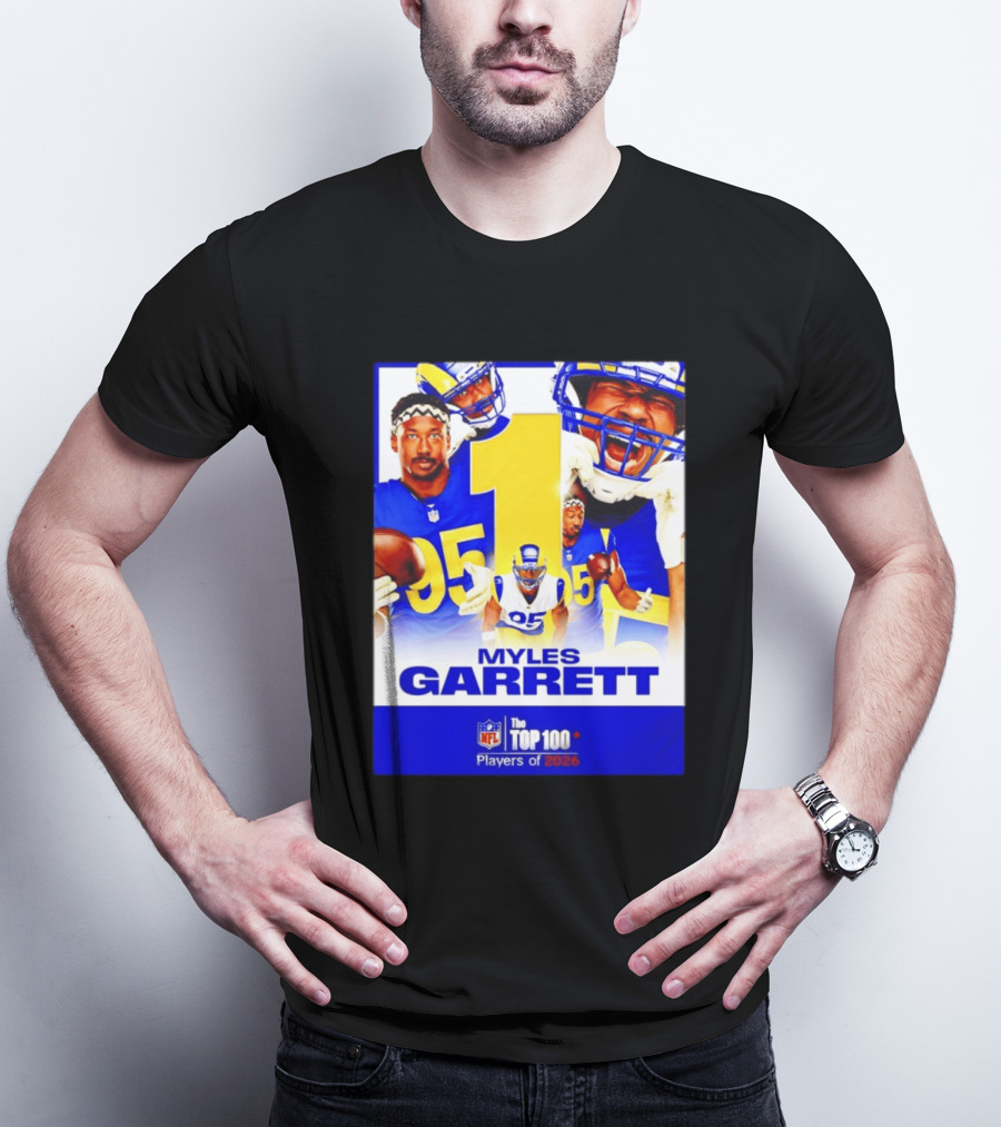 Myles Garrett Rams NFL Top 100 Players 2026 T-Shirt
