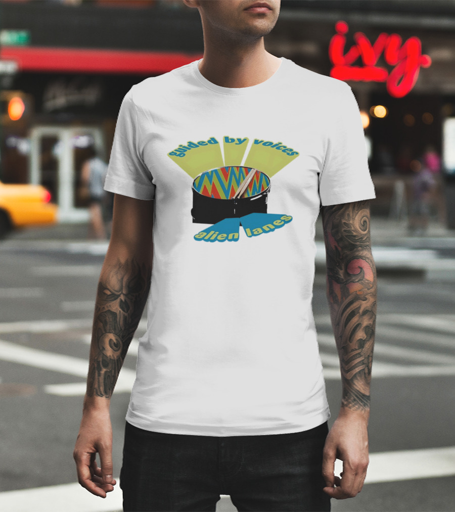 Guided By Voices Alien Lanes Drum Art TomTom T-Shirt