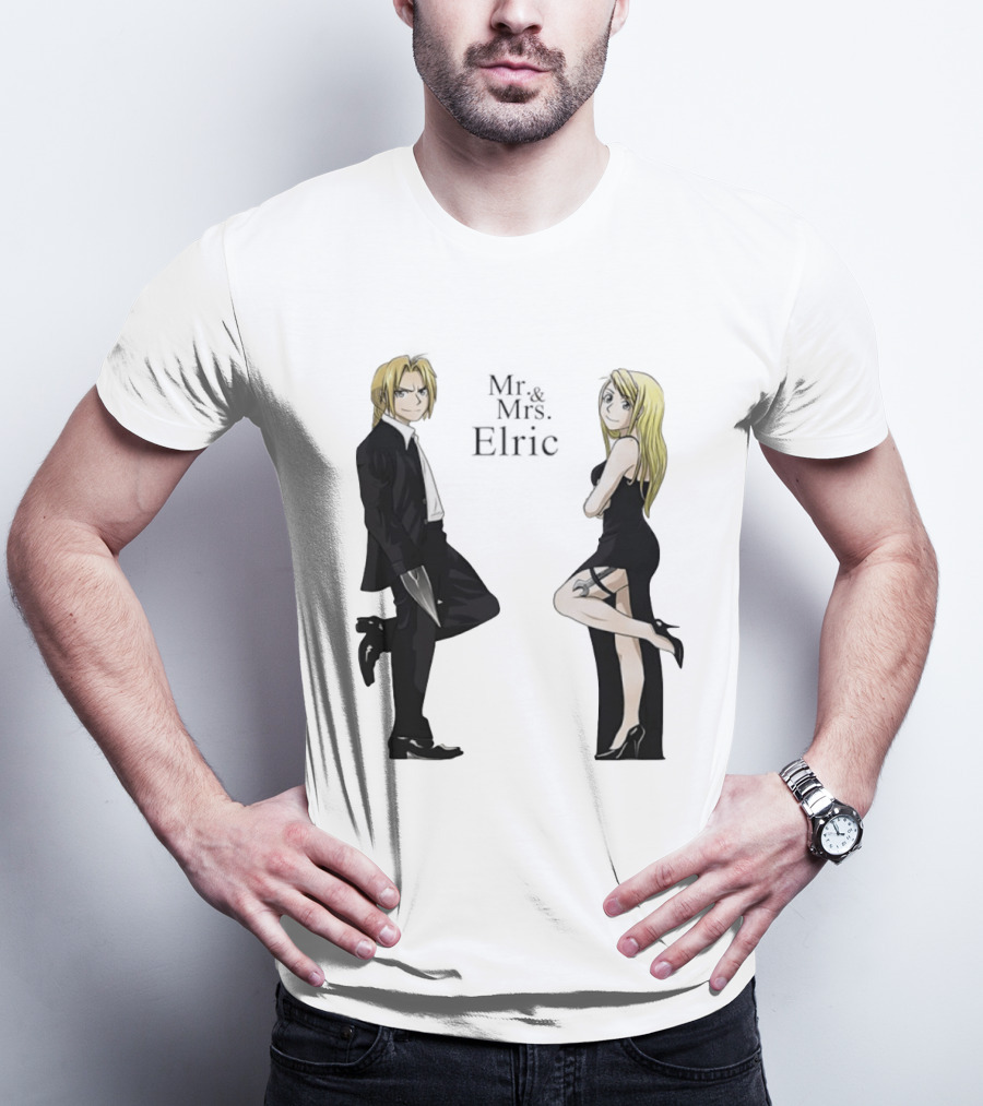 Edward Elric And Winry Rockbell Mr. And Mrs. Elric T-Shirt