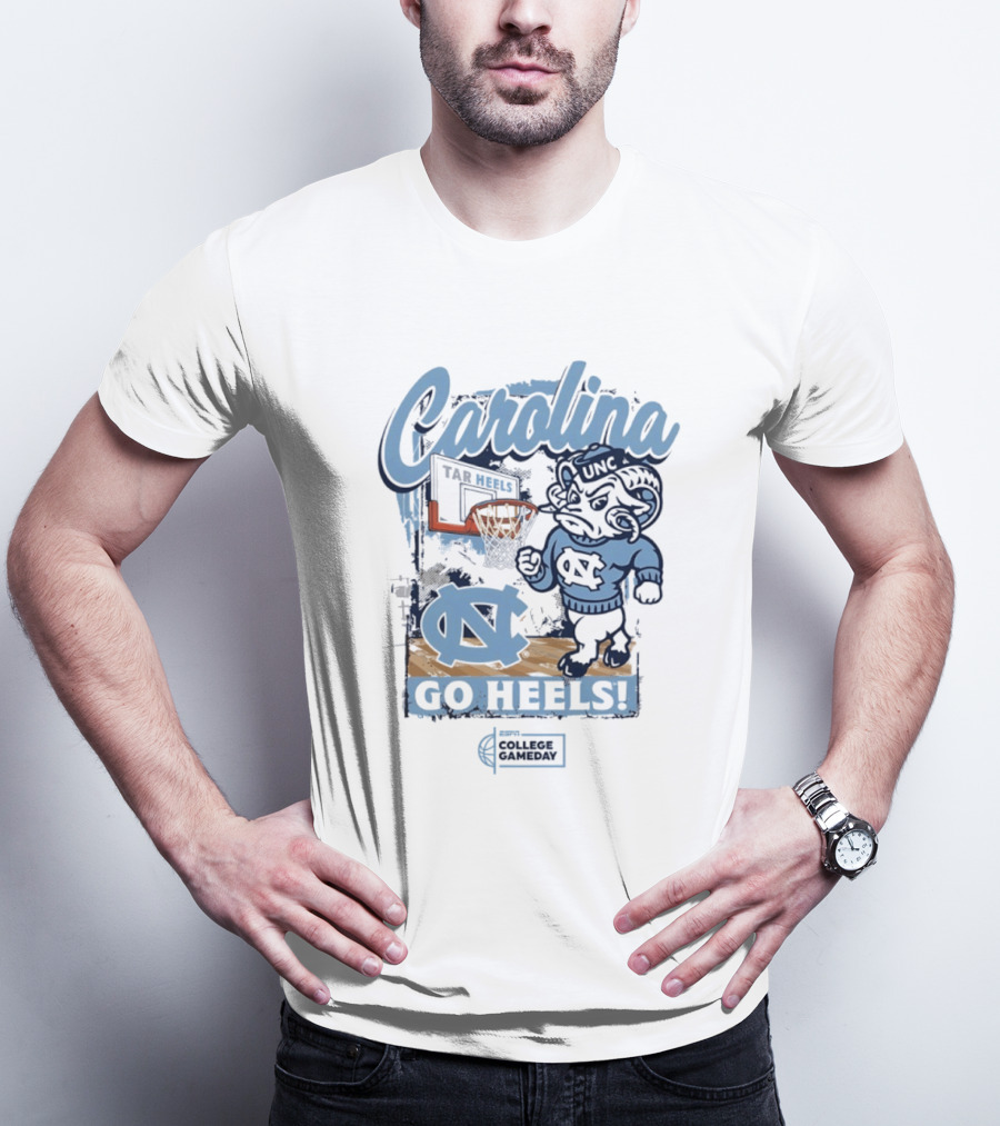 Carolina Tar Heels UNC 2026 College GameDay Go Heels T-Shirt