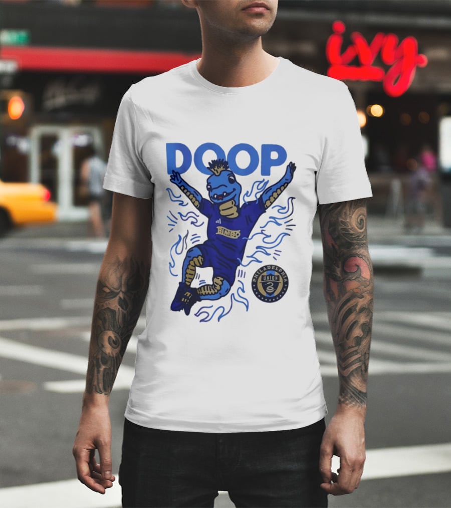 Philadelphia Union Phang Doop Celebration Bimbo Soccer T-Shirt