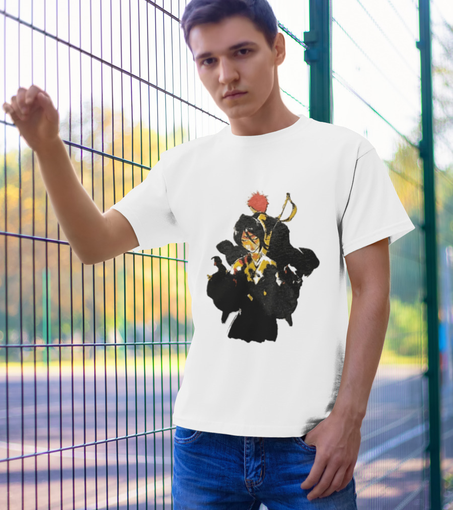 Rukia Kuchiki And Ichigo Kurosaki Spirit Battle Bleach Anime Fan Favorite Characters T-Shirt