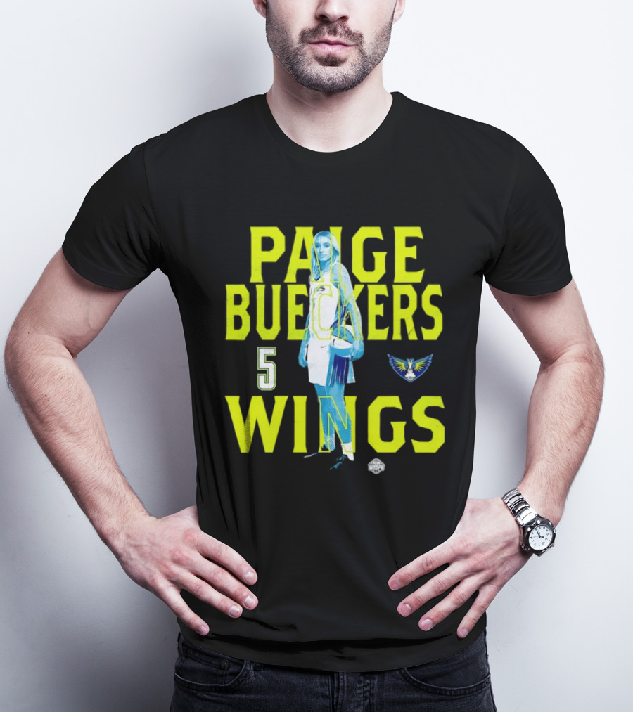 Paige Bueckers 5 Wings Player Stance T-Shirt
