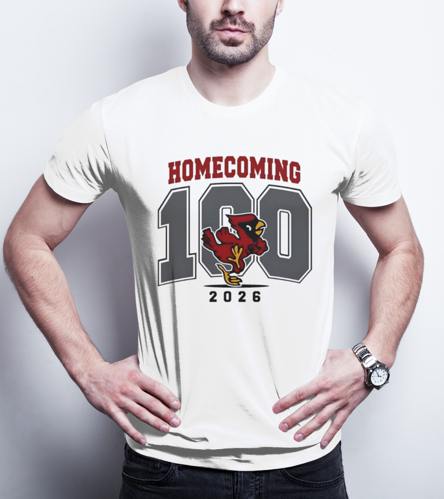 Ball State Cardinals Homecoming 100 2026 T-Shirt