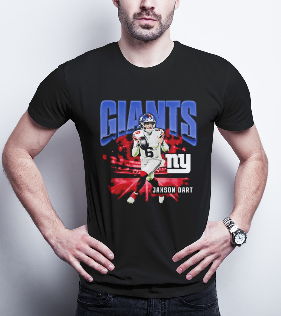 Jaxson Dart New York Giants Football Giants Ny T-Shirt
