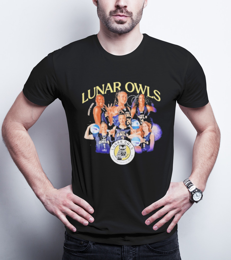 Lunar Owls Basketball Club Ally Team Players T-Shirt