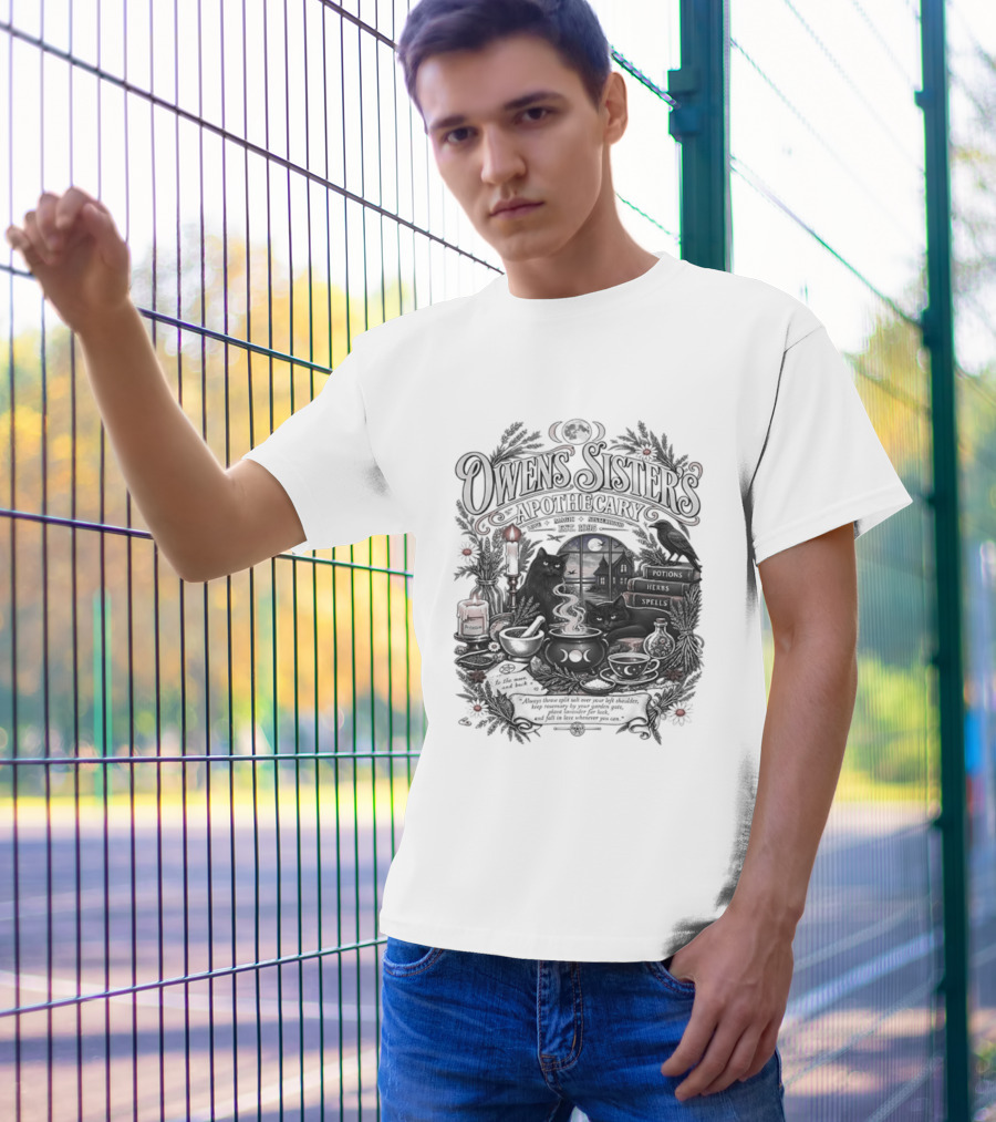 Owens Sister's Apothecary Est 1995 Candles And Herbs T-Shirt