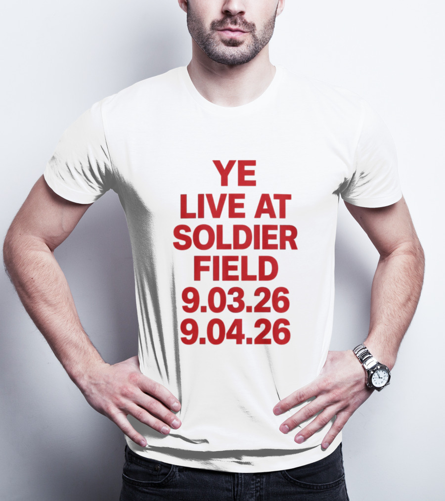 Ye Live At Soldier Field 9.03.26 9.04.26 T-Shirt