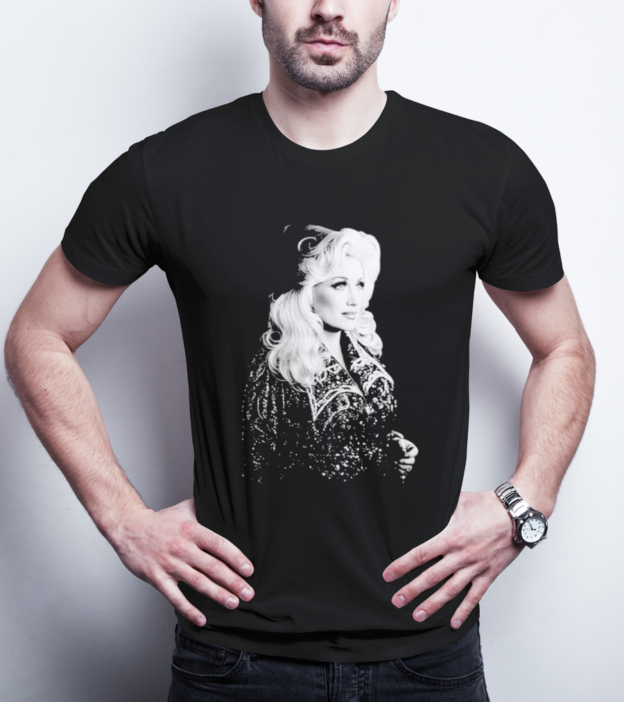 Glamorous Dolly Parton Vintage Style Image T-Shirt